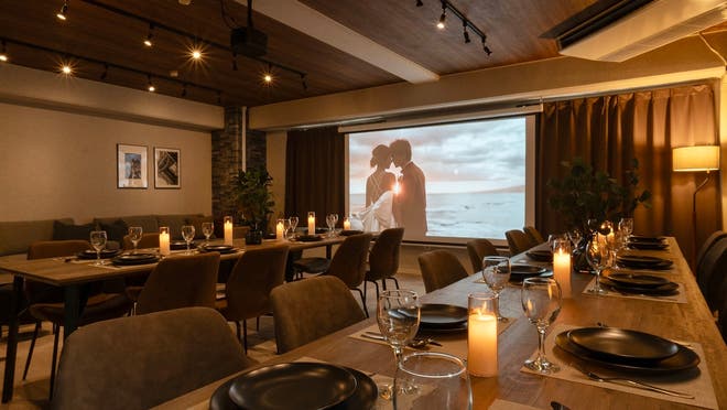 〈MillionLOUNGE広島駅前〉広島駅4分🚃最大40名🎉巨大スクリーン🎬各種パーティ🍷ビジネス🎤撮影💎の写真5