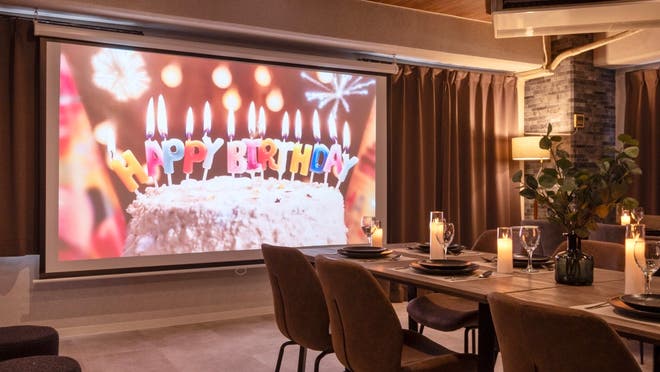 〈MillionLOUNGE広島駅前〉広島駅4分🚃最大40名🎉巨大スクリーン🎬各種パーティ🍷ビジネス🎤撮影💎の写真13