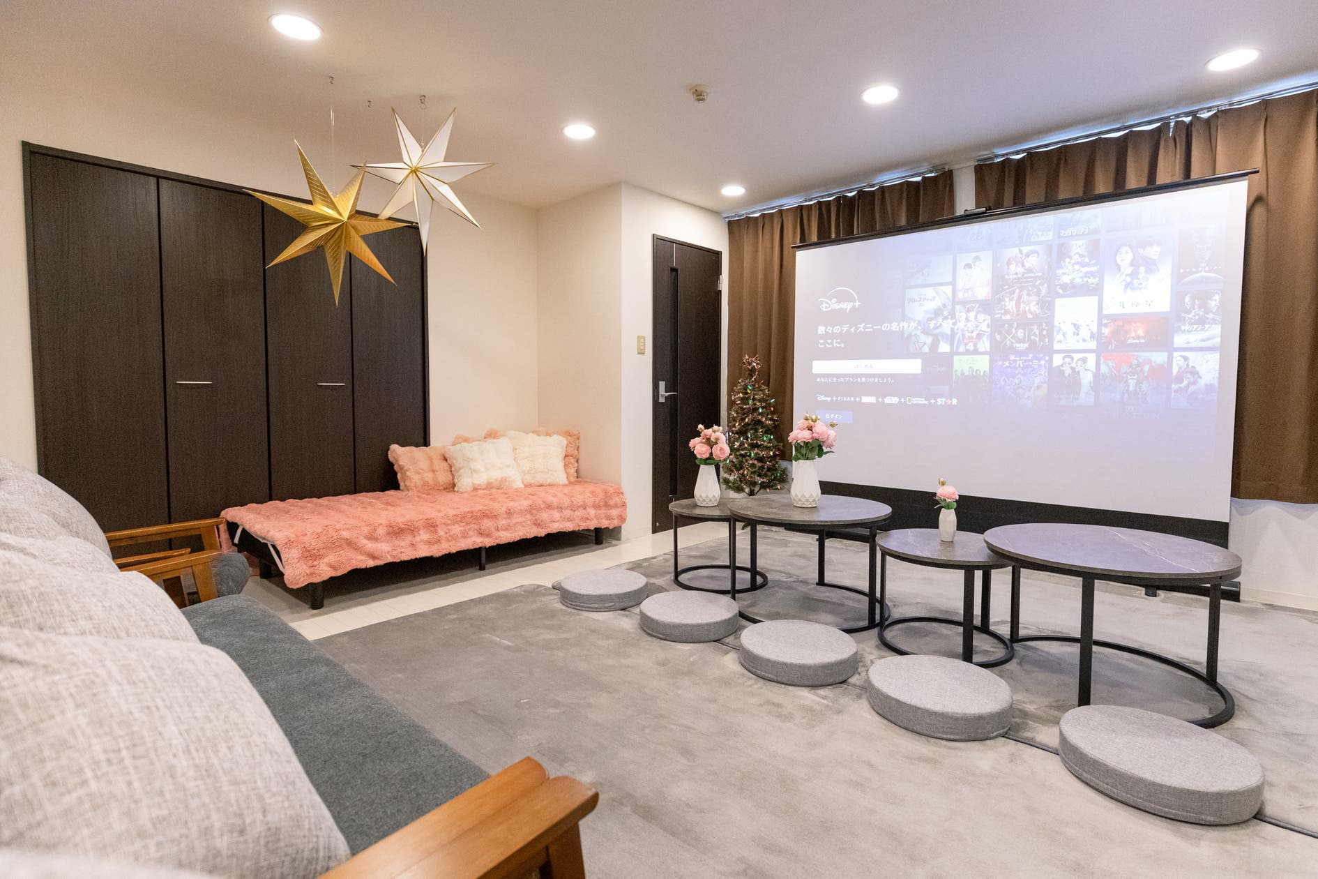 usy黒❤元町駅から徒歩2分❤大迫力100インチスクリーンで映画上映❤推し活❤の写真9