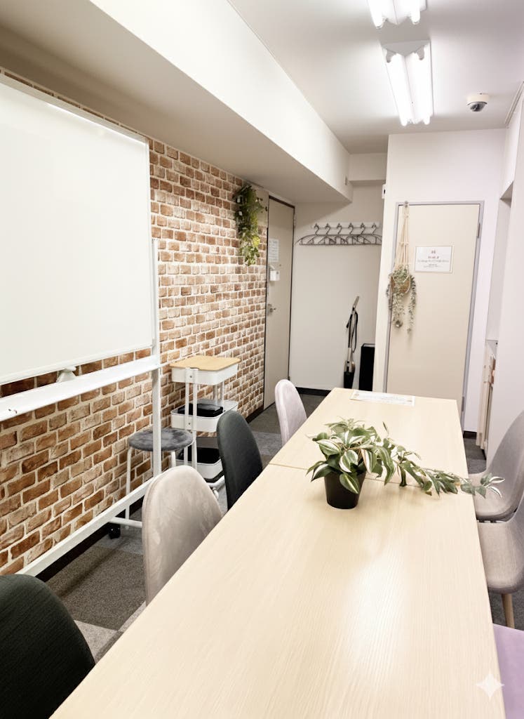 NEW！🌟駅チカ！アパとなり WiFi完備 お洒落なZOOM会議やリモートでも使える会議室！の写真3