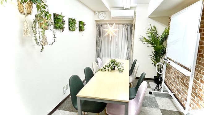 NEW!🌟駅チカ!アパとなり WiFi完備 お洒落なZOOM会議やリモートでも使える会議室!の写真13