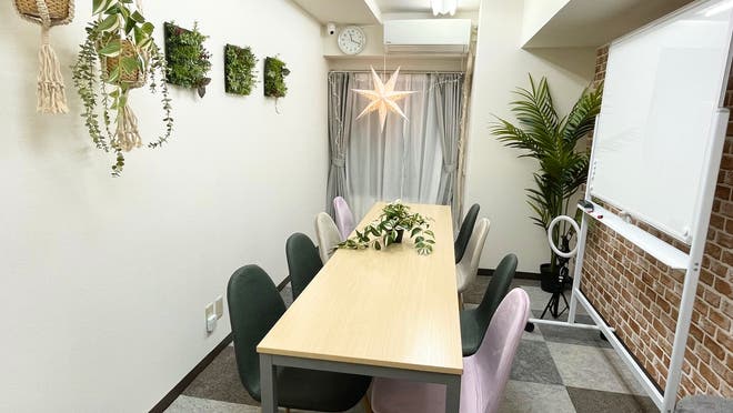 NEW!🌟駅チカ!アパとなり WiFi完備 お洒落なZOOM会議やリモートでも使える会議室!の写真14
