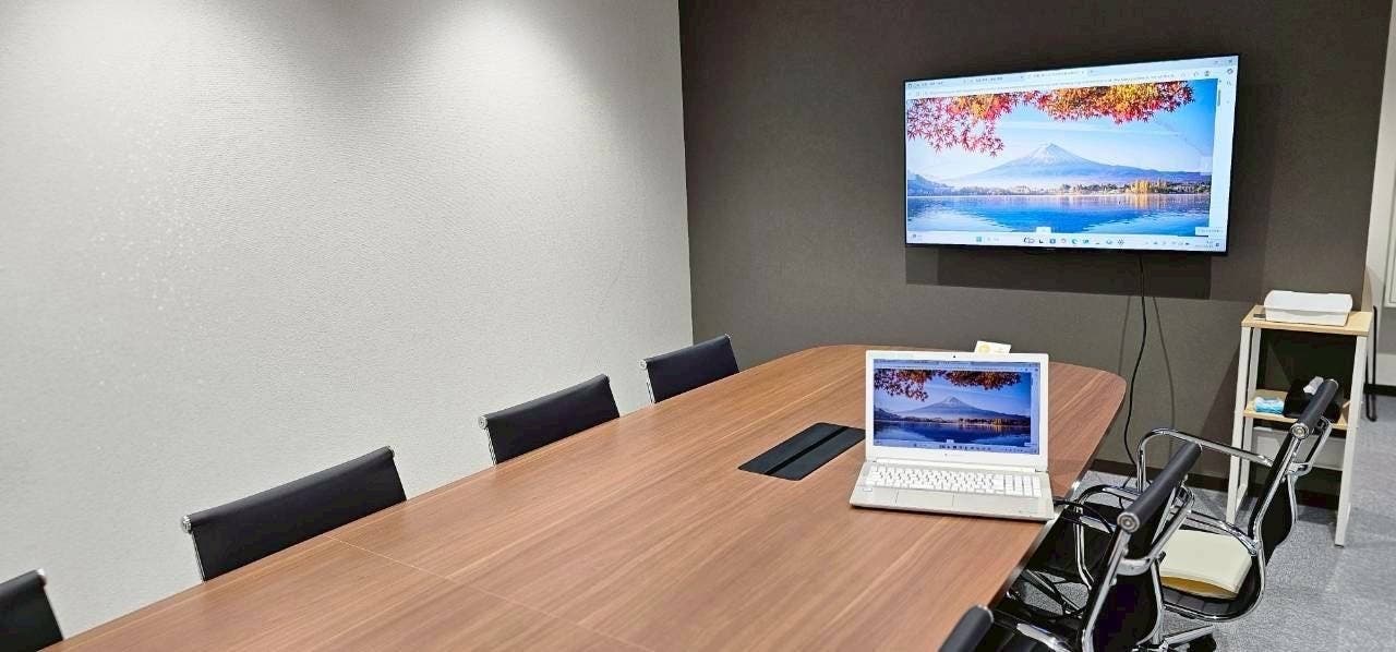 【博多駅徒歩7分】オフィス内ビルの完全個室】駐車場1台無料・WIFi無料・ホワイトボード・モニター無料！博多駅JSビル貸会議室の写真2