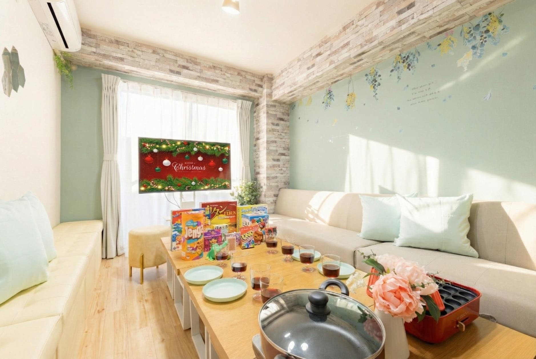 NEW🎉最大25名🉐梅田駅徒歩5分🌟24h🈺パーティ🎉飲み会🍻女子会💓タコパ🐙推し活✨ゲーム🎮kitty梅田の写真1