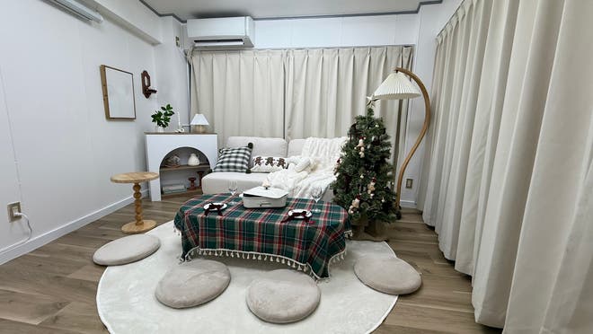 ✨代々木駅徒歩2分✨韓国風🐻最大8名🎉自然光☀️女子会/ママ会/歓迎会/撮影/推し活/デートの写真1