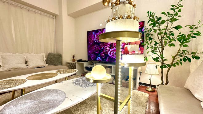 🌹心斎橋なんば徒歩圏!デート・女子会・推し活・生誕祭・映画鑑賞会など全部叶う映えレンタルスペース🌹の写真7