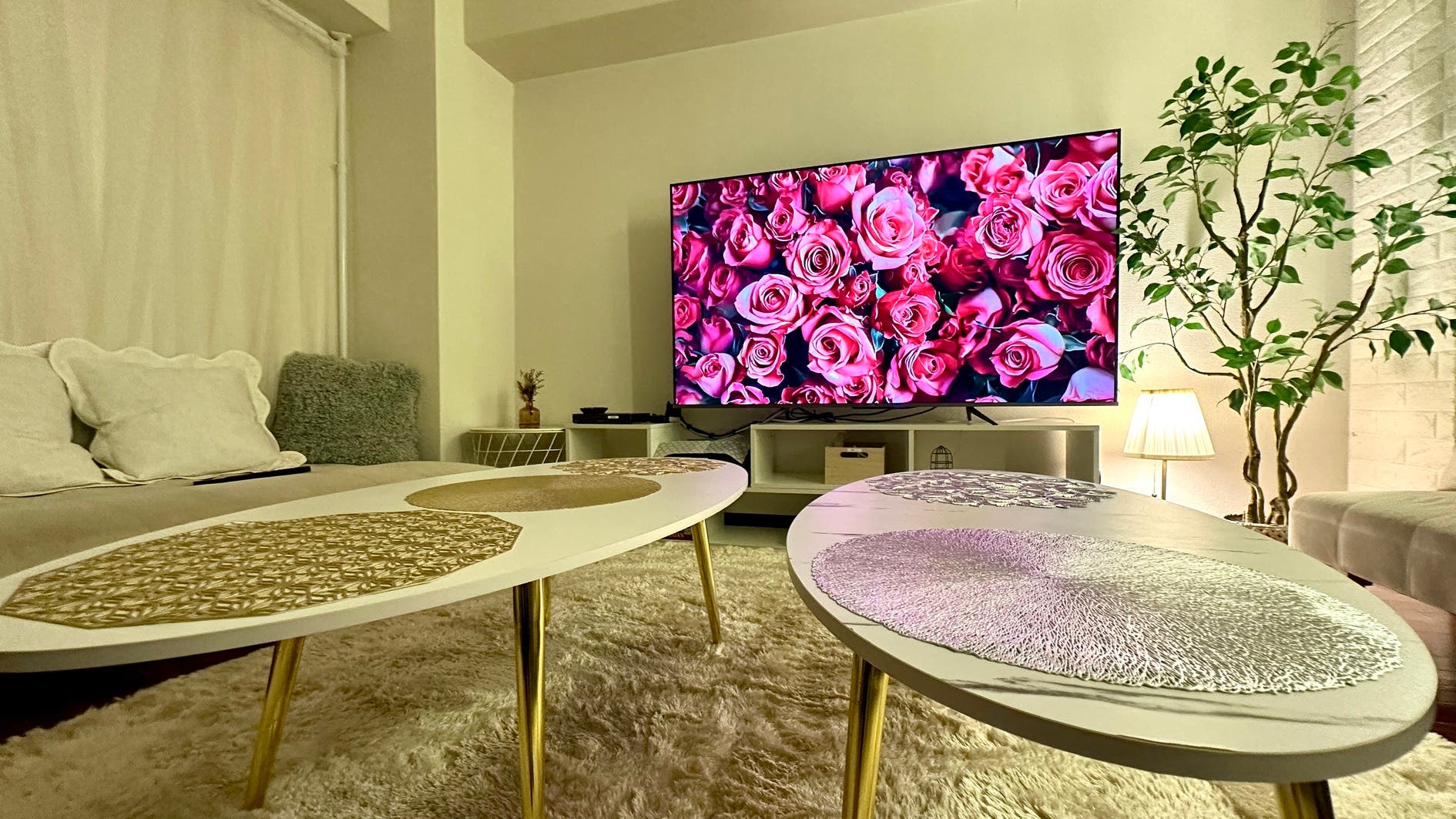 🌹心斎橋なんば徒歩圏！大型65インチ📺デート・女子会・飲み会・推し活・生誕祭・映画鑑賞会など全部叶う映えレンタルスペース🌹の写真8