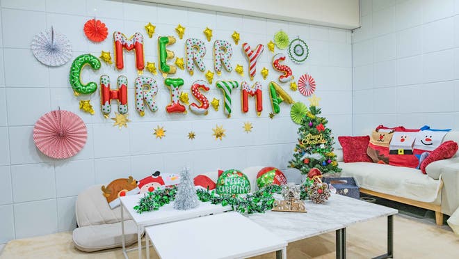 【超特大】【クリスマス飾付中】75㌅TV・100㌅プロジェクター✨名古屋伏見駅徒歩6分✨24時間営業の写真4