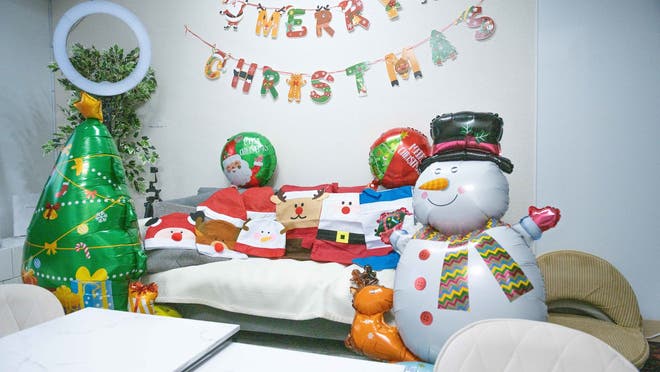 【広々スペース】【クリスマス飾付中】名古屋伏見駅徒歩6分✨24時間営業💗高速Wifi💫ゴミ捨て無料🗑️の写真6