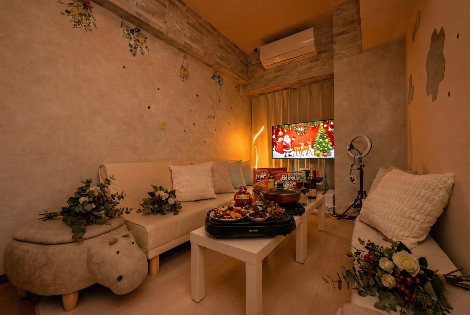 セレコレ🌳クリスマス☃️最大15名🉐駅6分🥳ゲーム機🎮女子会💗推し活🌟撮影📷パーティ🥂飲み会🍻ivory西新宿の写真1