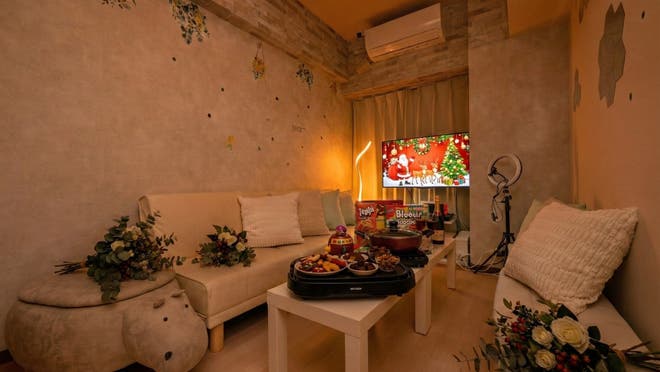 セレコレ🌳クリスマス☃️最大15名🉐駅6分🥳ゲーム機🎮女子会💗推し活🌟撮影📷パーティ🥂飲み会🍻ivory西新宿の写真1