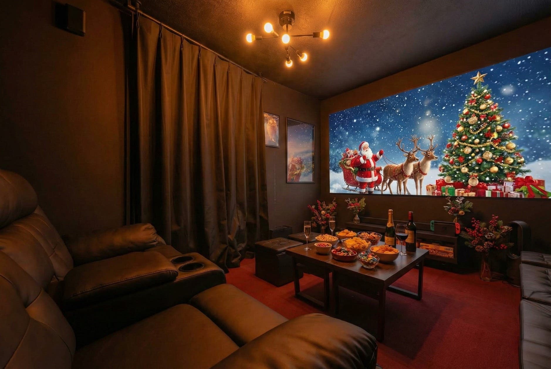 セレコレ🌳クリスマス☃️最大10名🉐ﾌﾟﾛｼﾞｪｸﾀ📽️映画🐈‍⬛デート💓ゲーム🎮女子会💗推活🌟pricy大久保の写真1