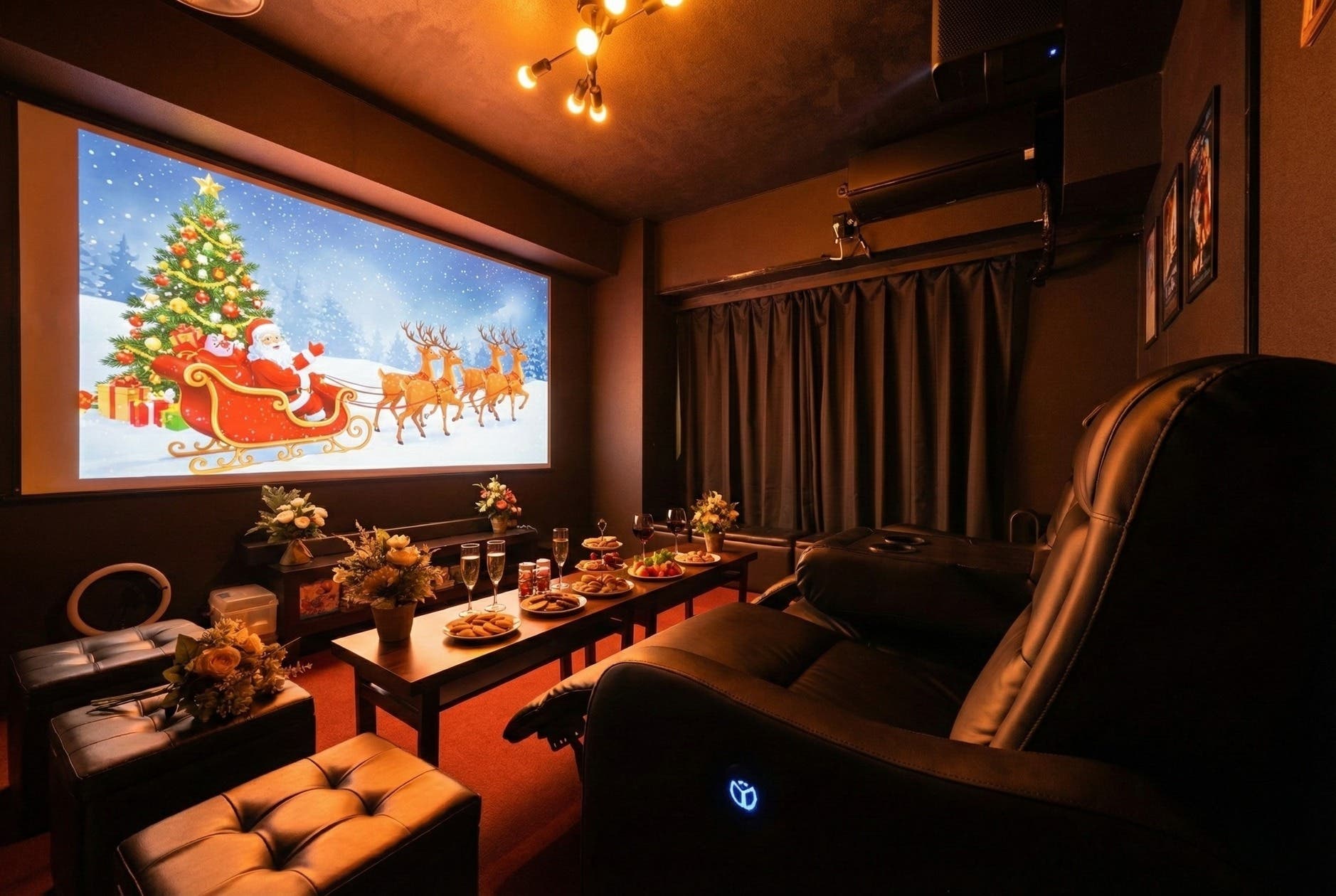 セレコレ🌳クリスマス☃️最大11名🉐ﾌﾟﾛｼﾞｪｸﾀ📽️映画🐈‍⬛デート💓ゲーム🎮女子会💗推し活🌟pricy渋谷の写真1