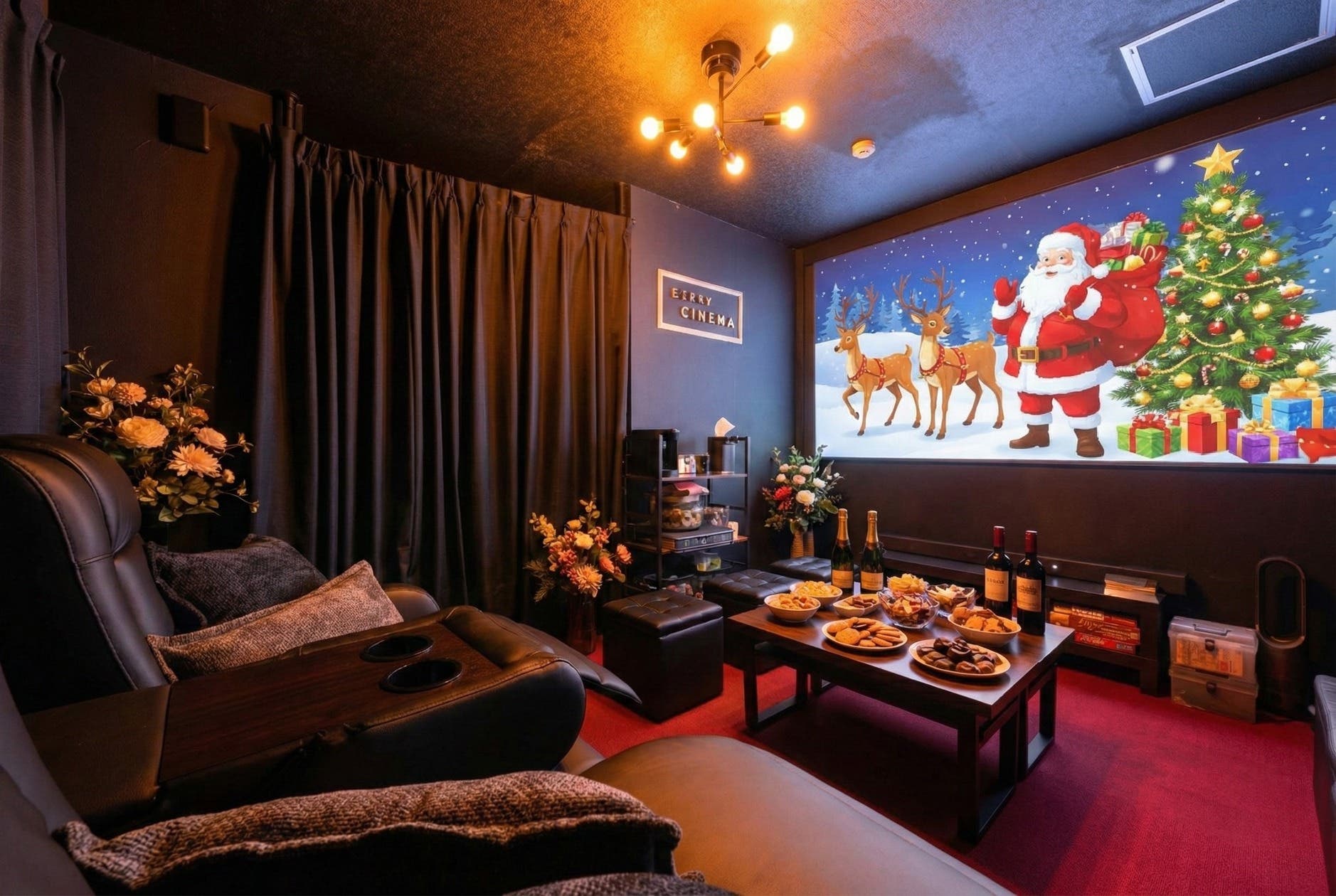 セレコレ🌳クリスマス☃️最大11名🉐ﾌﾟﾛｼﾞｪｸﾀ📽️映画🐈‍⬛デート💓ゲーム🎮女子会💗推活🌟gypsy大久保の写真1