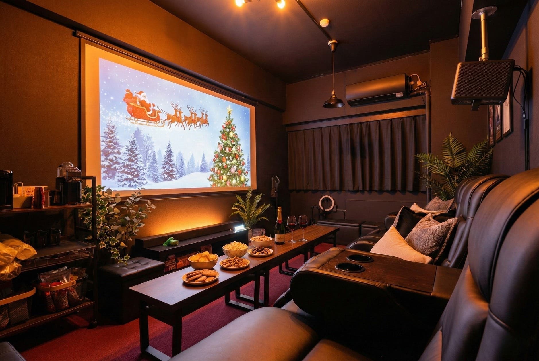 セレコレ🌳クリスマス☃️最大14名🉐ﾌﾟﾛｼﾞｪｸﾀｰ📽️映画🐈‍⬛デート💓ゲーム🎮女子会💗pricy永田町の写真1