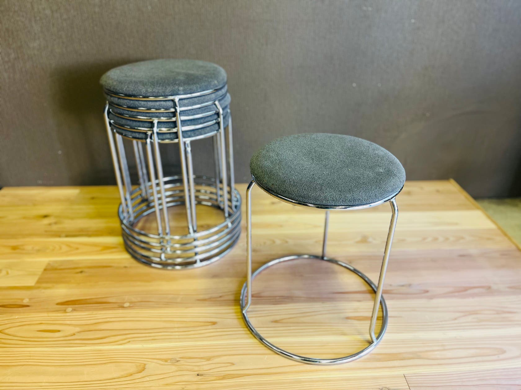 杉無垢床×ミニキッチンの自由な空間の写真7