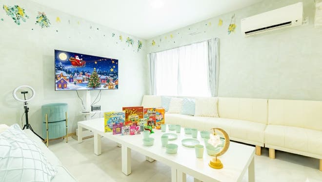 NEW🎉最大40名🉐東梅田駅3分🥳大人気ゲーム機🎮女子会💗推し活🌟タコパ🐙パーティ🥂24H🏪Blanc梅田の写真1