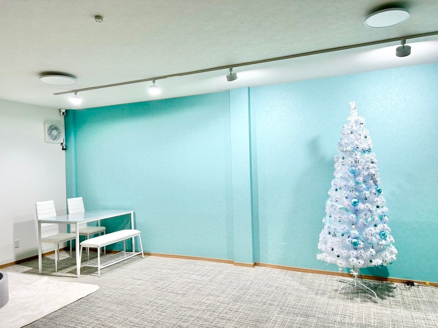 【35m²のティファニー風ルーム👗】12月上旬Open！女子会/ママ会/子連れOK/撮影会/プロジェクター/Wi-Fiの写真1