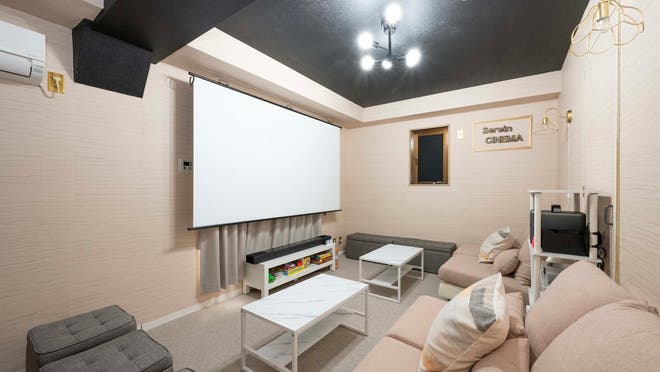 NEW🎉クリスマス☃️🎃最大12名🉐プロジェクタ📽️映画🐈⬛デート💓ゲーム🎮女子会💗Serein梅田の写真12