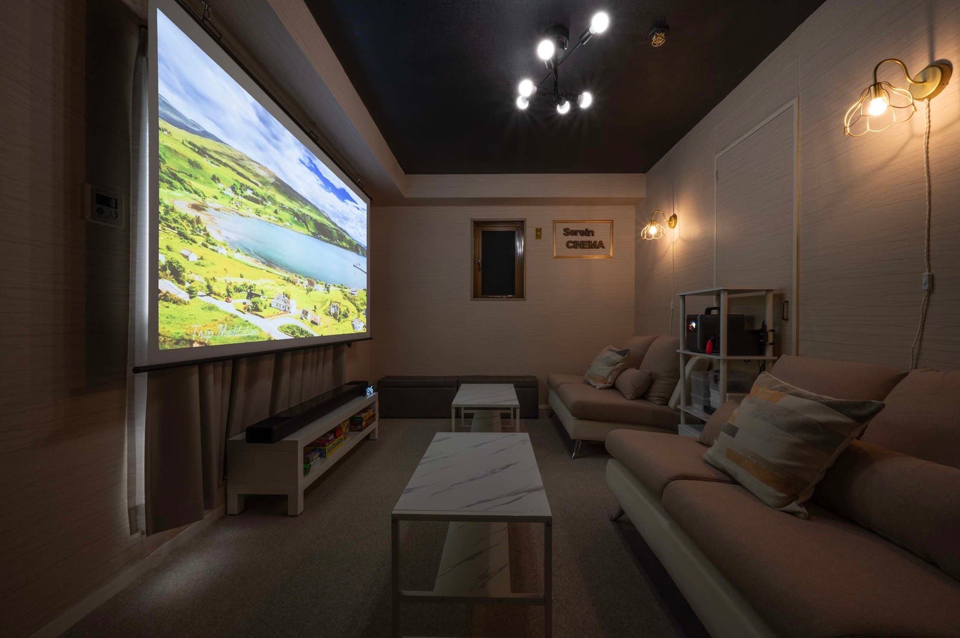 NEW🎉クリスマス☃️🎃最大12名🉐ﾌﾟﾛｼﾞｪｸﾀ📽️映画🐈‍⬛デート💓ゲーム🎮女子会💗Serein梅田の写真4