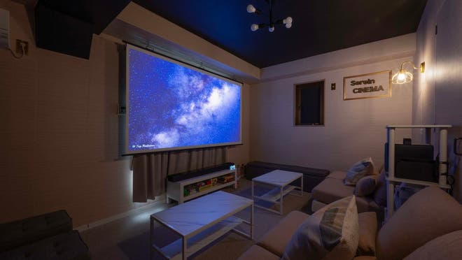 NEW🎉クリスマス☃️🎃最大12名🉐プロジェクタ📽️映画🐈⬛デート💓ゲーム🎮女子会💗Serein梅田の写真1