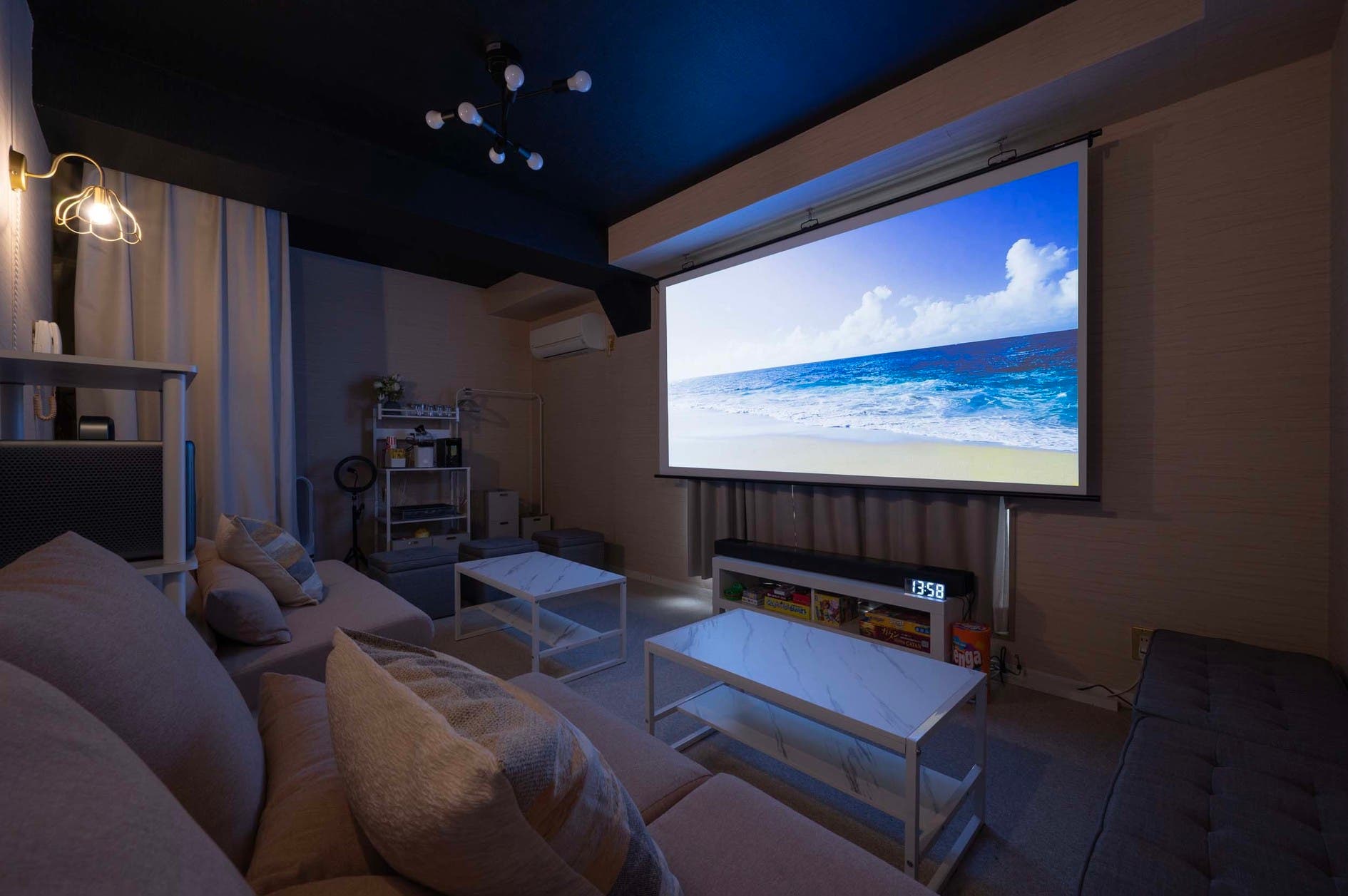 NEW🎉クリスマス☃️🎃最大12名🉐ﾌﾟﾛｼﾞｪｸﾀ📽️映画🐈‍⬛デート💓ゲーム🎮女子会💗Serein梅田の写真2