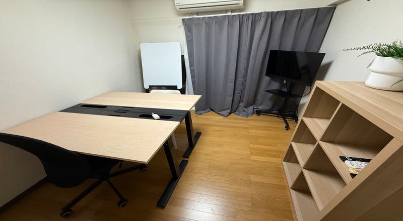 品川駅3分🚶‍♂️しっかり個室で集中👌オンライン会議🧑‍💻打ち合わせ👍シャトープレイス品川・Cコワーキングスペース