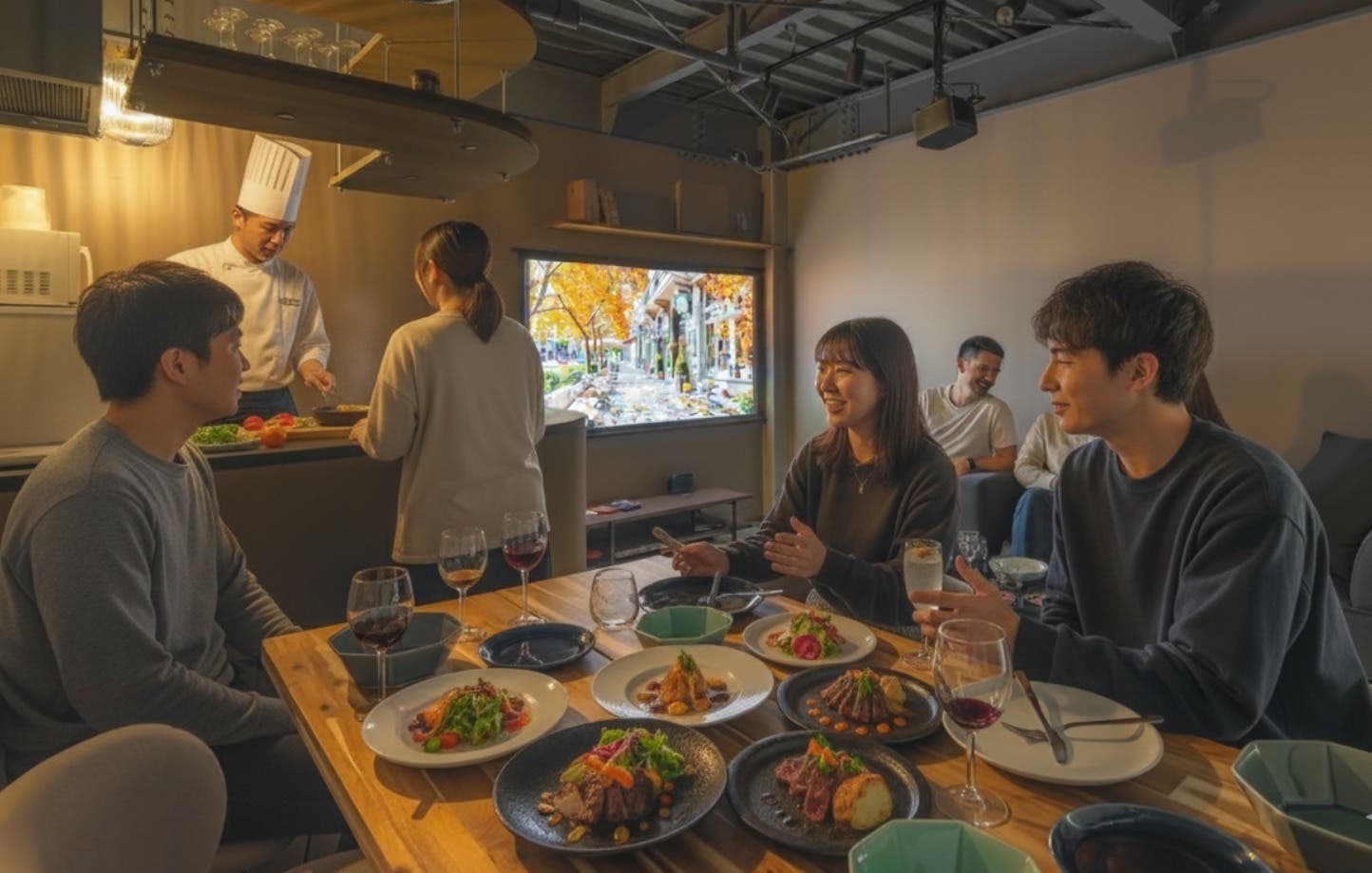 スペモ☕クリスマス🎄中野4分🚶‍♀️学割🧑‍🎓パーティー🥂デート💖キッチン🍳プロジェクター🎥731_fika中野の写真2