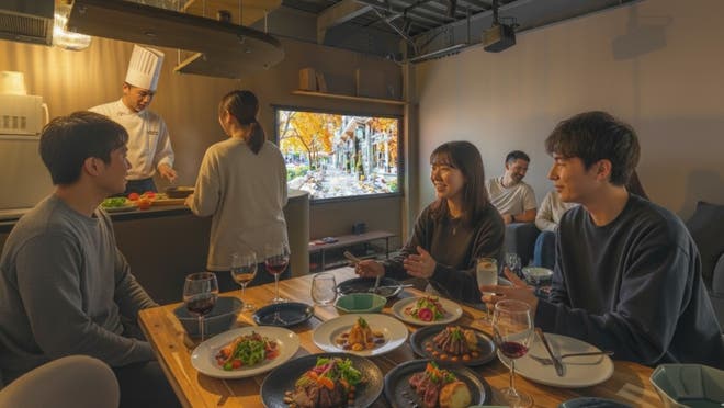 スペモ☕クリスマス🎄中野4分🚶♀️学割🧑🎓パーティー🥂デート💖キッチン🍳プロジェクター🎥731_fika中野の写真2