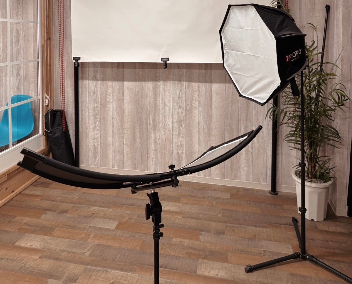 【緑地公園駅徒歩1分、駅前正面ビル】オレンジワーク緑地公園店内 スタジオB/C２部屋占有の写真2