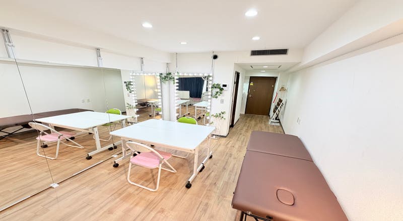 MAHALO:パーソナルカラー診断最適✨撮影用照明2台昼白色明るい壁一面鏡部屋✨:動画撮影:✨骨格診断✨メイクレッスン✨着付け