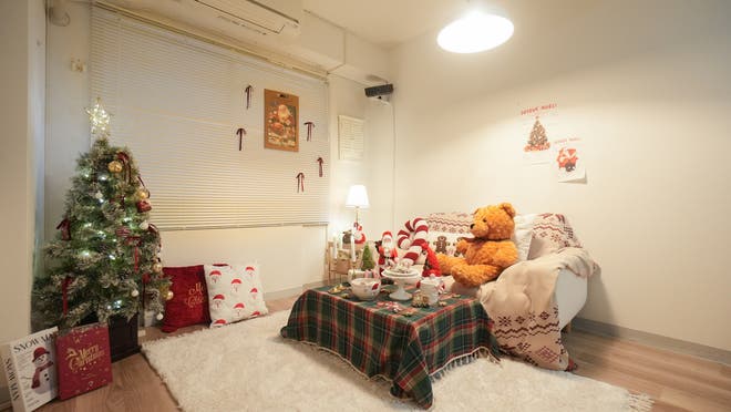 新宿駅近|韓国風の可愛い空間で女子会に最適✨写真映え抜群のレンタルスペース🎀の写真1