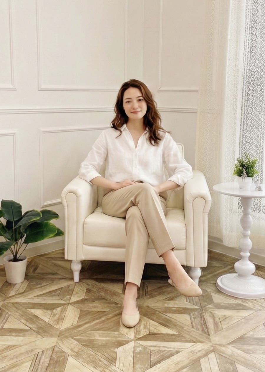 【渋谷・三軒茶屋エリア】駅チカ・自然光たっぷり白壁×バラ背景撮影スタジオ｜ポートレート・ファッション・商品・SNS撮影の写真6