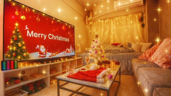 《エデン新大阪駅前》駅2分駅近🚃クリスマス装飾あり🎄🤍女子会♡クリスマス会♡推し活♡おうちデート♡鑑賞会♡誕生日会の写真1