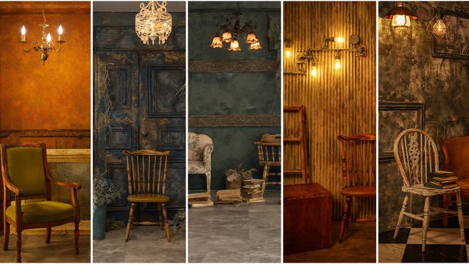 【エリックスタジオ】ダーク&クラシックの異世界空間!大きな窓も備えたスタジオの写真1