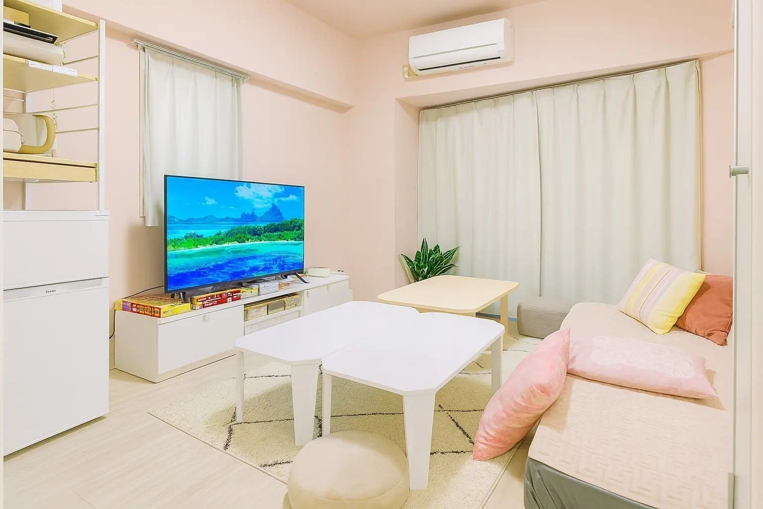 おうちデートや友達パーティーに最適！可愛くて落ち着く癒し空間！の写真3