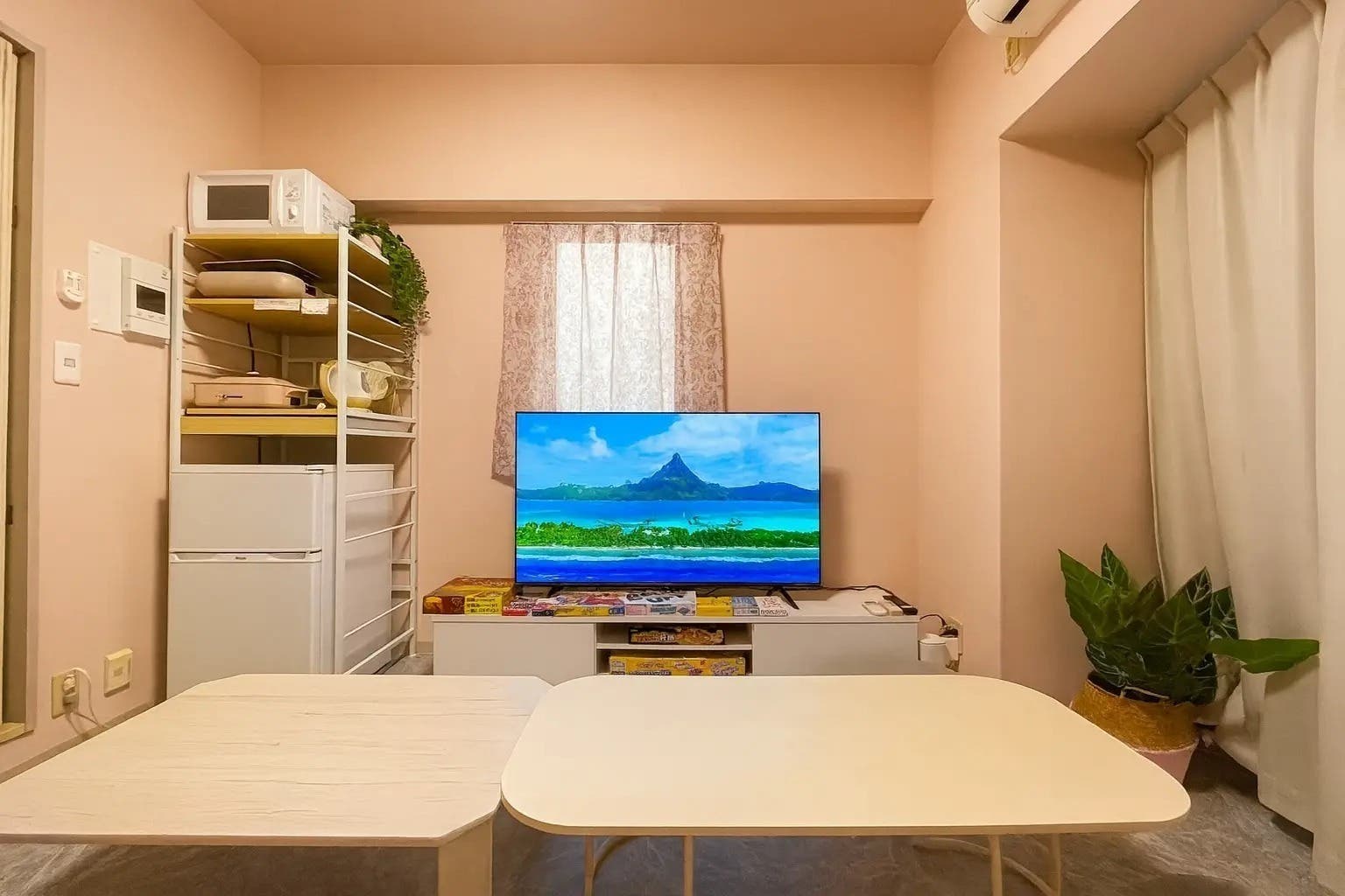 おうちデートや友達パーティーに最適！可愛くて落ち着く癒し空間！の写真2