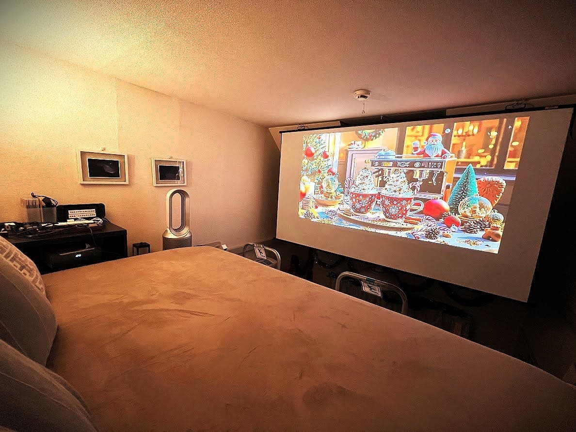 🎄クリスマスパーティ🔔🏠Mare西荻窪203🎉おうちパーティー🎦映画鑑賞会100㌅大画面スクリーン🎬女子会/誕生会の写真1