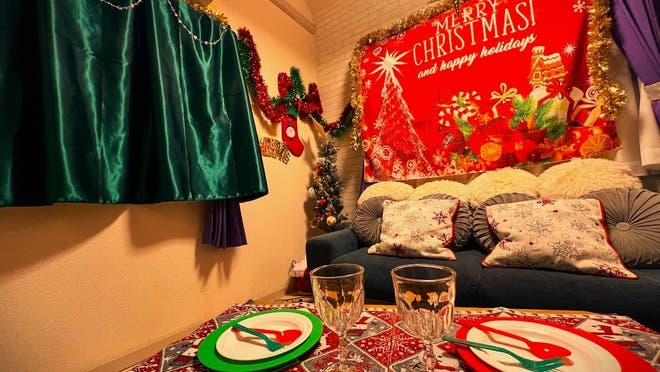 🎄クリスマスパーティ🔔🏠Mare西荻窪203🎉おうちパーティー🎦映画鑑賞会100㌅大画面スクリーン🎬女子会/誕生会の写真2