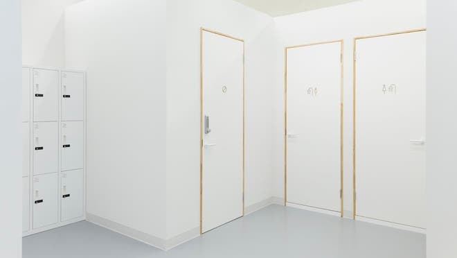 【CLUBHOUSE】「HOME/WORK VILLAGE」内のneighbors受付脇にある33.6㎡の土足スペースです。の写真4