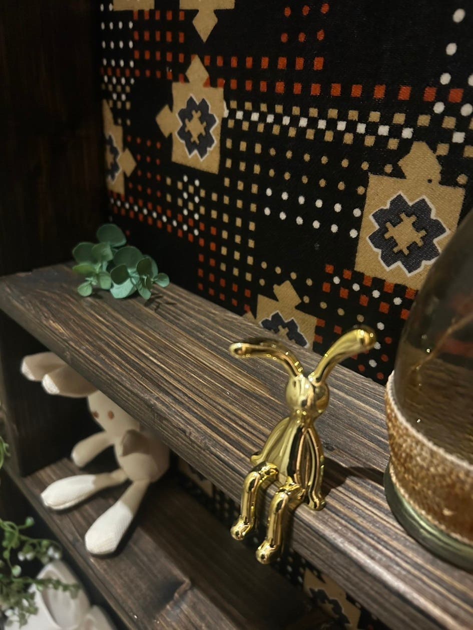 アンティーク調の癒し空間　4人掛けテーブル、椅子×4脚の写真6