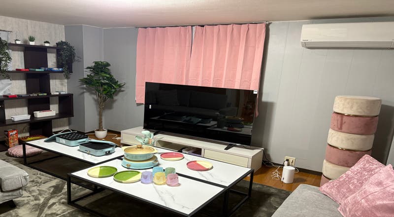 12月OPEN🎉🎊千葉駅・千葉中央駅🐾ド迫力65型TV📺大人気ゲーム機🎮女子会🍻ママ会👩タコパ・鍋パ🎉