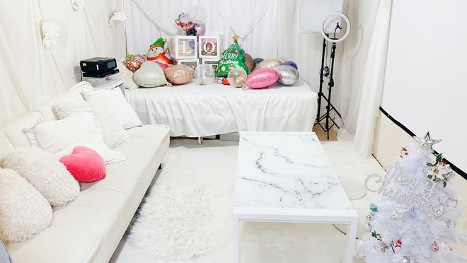 NEW OPENキャンペーン中!【ホワイトオン天満】🎄クリスマス小物有🎅天満駅2分✨扇町3分✨高機能プロジェクター🎥2部屋の写真6