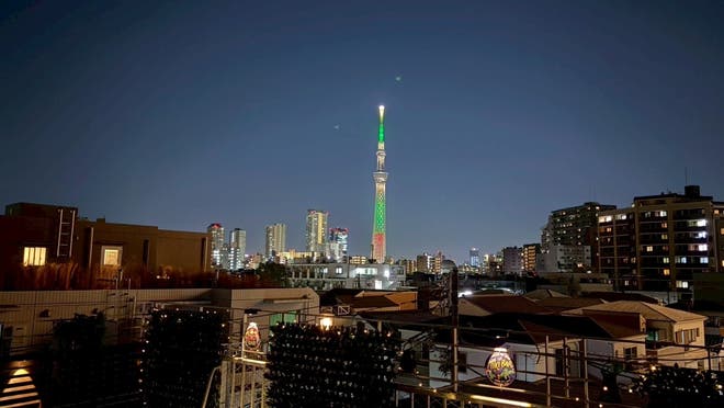 クリスマスツリー パーティー・忘年会・新年会【プライベート空間】東京スカイツリー眺望 撮影・パーティ実績 個人・法人多目的利用の写真2