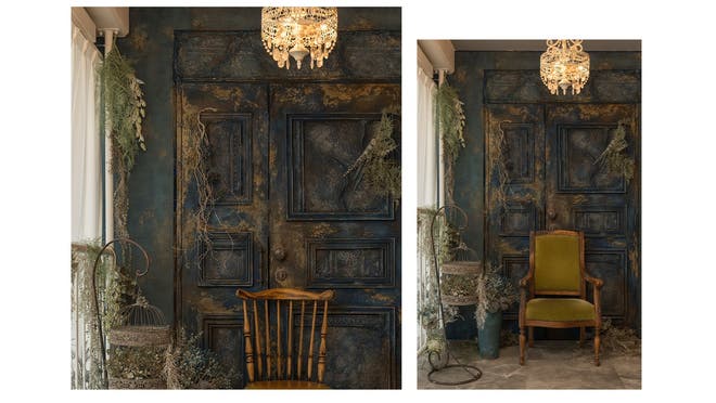 【エリックスタジオ】ダーク&クラシックの異世界空間!大きな窓も備えた廃墟風スタジオの写真3