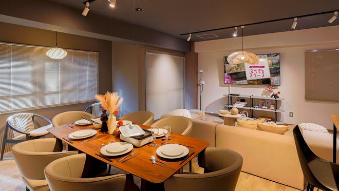 スペモ🏠️難波駅徒歩5分🚶パーティー🎊飲み会🍻テレビ📺️ママ会👶歓送迎会✈️717_LIVING大阪難波の写真1