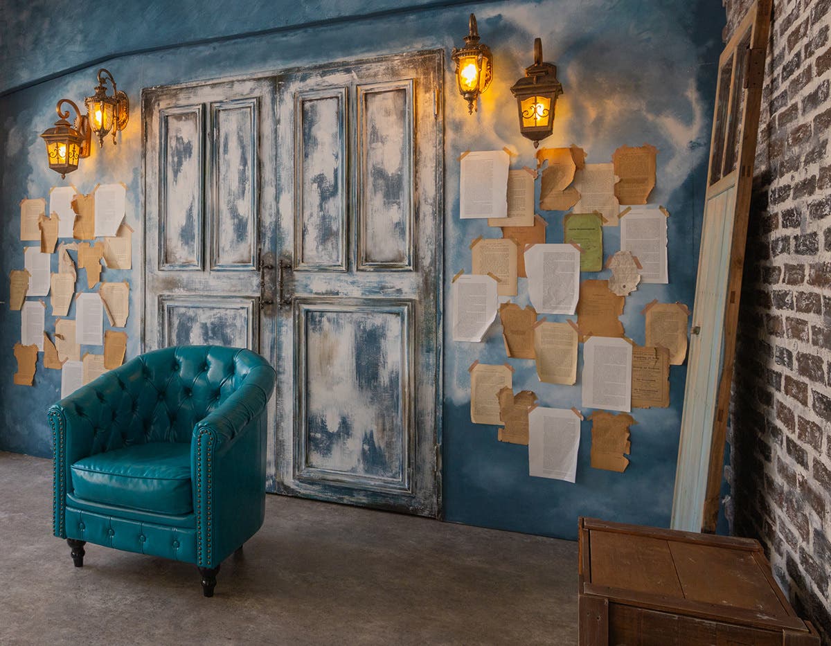 【ロビンスタジオ】 窓からの明るい自然光のあふれる空間 シャビーテイストを基調としたスタジオの写真8