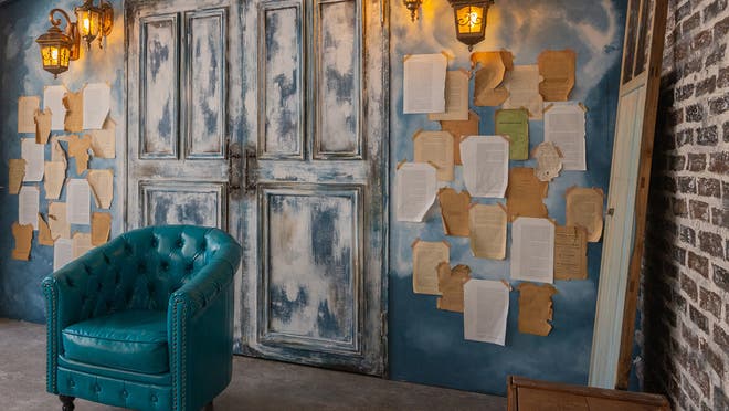 【ロビンスタジオ】 窓からの明るい自然光のあふれる空間 シャビーテイストを基調としたスタジオの写真8