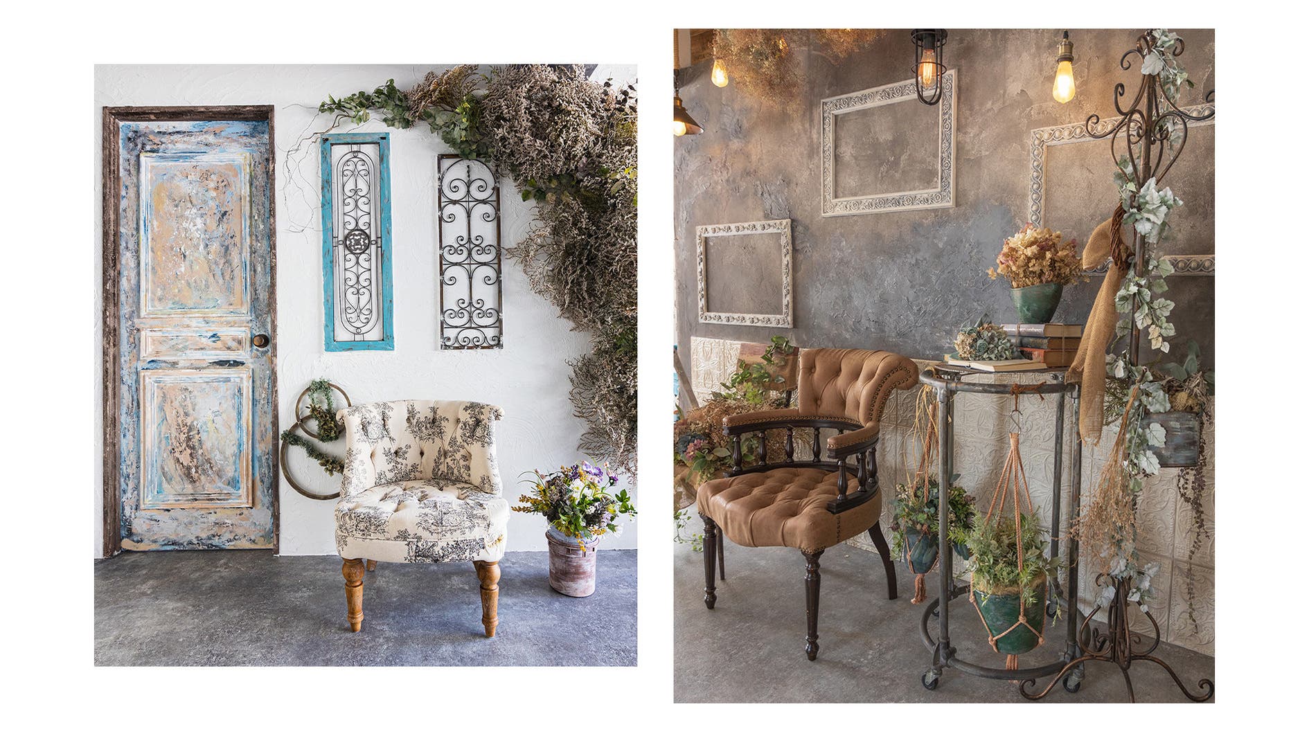 【ロビンスタジオ】 窓からの明るい自然光のあふれる空間 シャビーテイストを基調としたスタジオの写真3