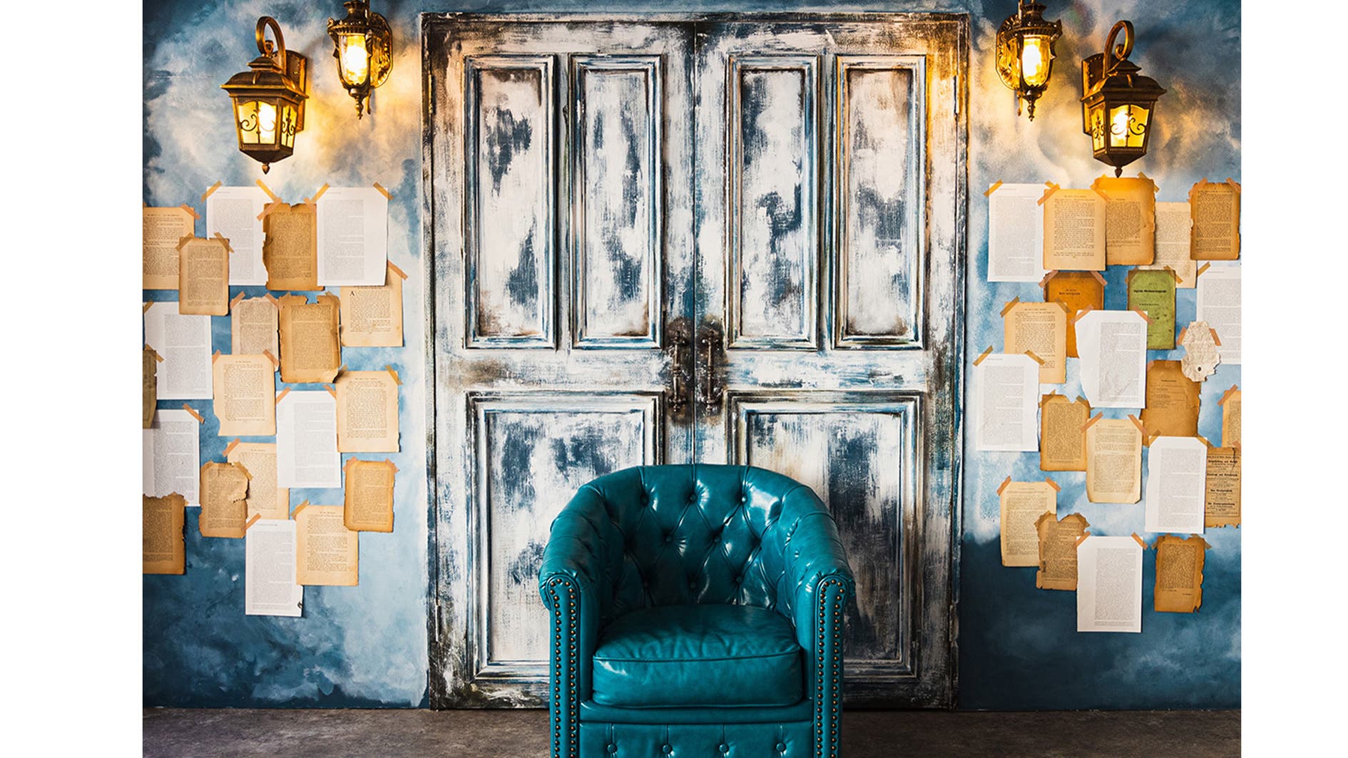 【ロビンスタジオ】 窓からの明るい自然光のあふれる空間 シャビーテイストを基調としたスタジオの写真2